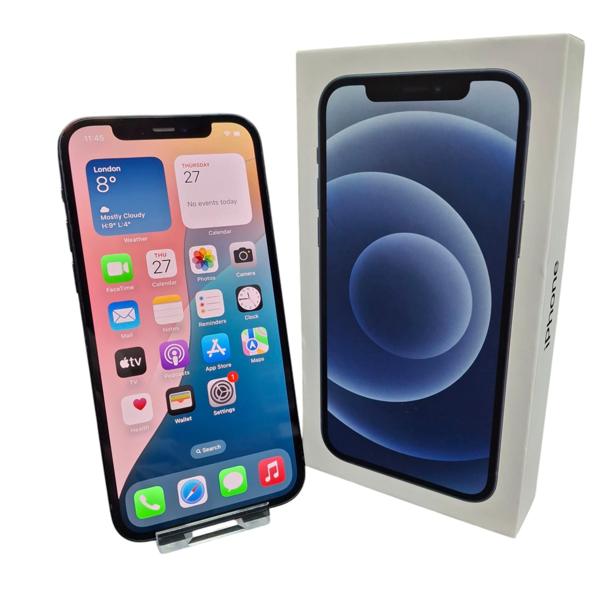 Pre-owned Apple iPhone 12 64GB Black, Unlocked C - Own4Less